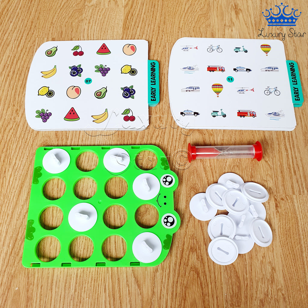 Juego Pares + Tarjetas Memoria Tiempo Aprende Pair Game – Cube Star