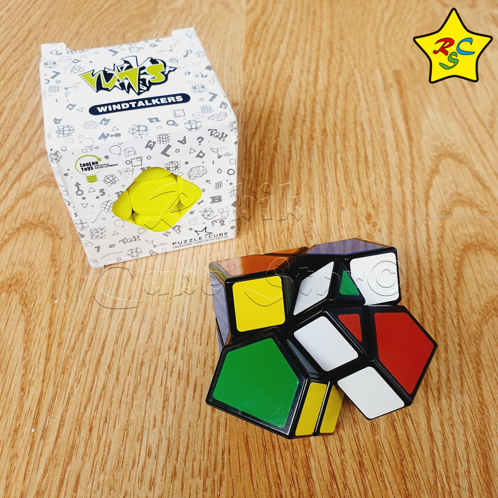 Grid Skewb Cubo Lanlan Fondo Negro Mod Pegatinas – Cube Star