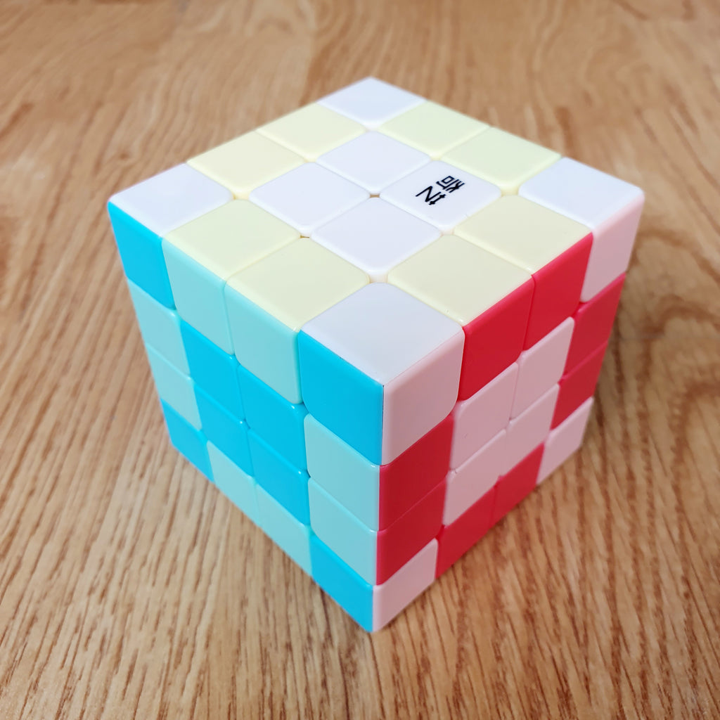 Cubo Qiyi 4x4 Neon Pastel Speedcube Stickerless Macaron Mate – Cube Star