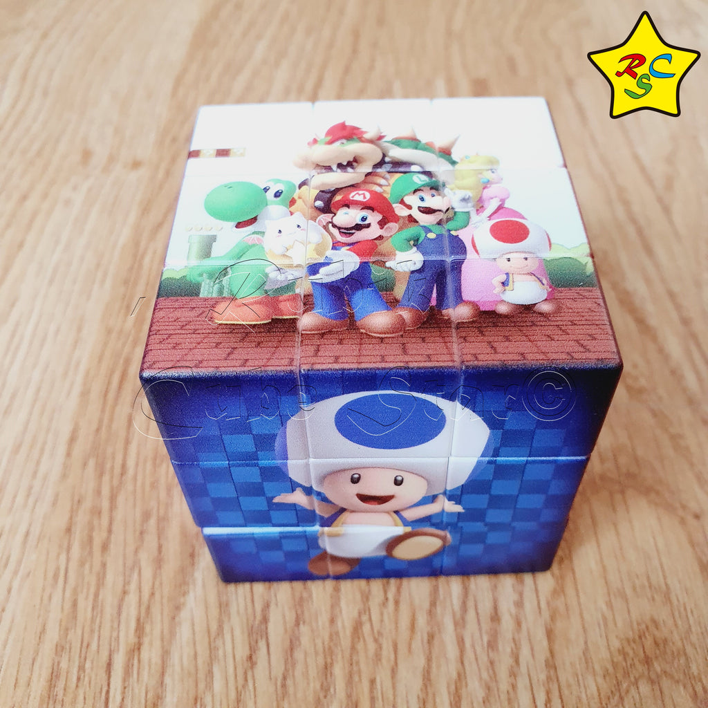 3x3 Mario Bross Cubo Figuras Animado Princesa Impreso – Cube Star