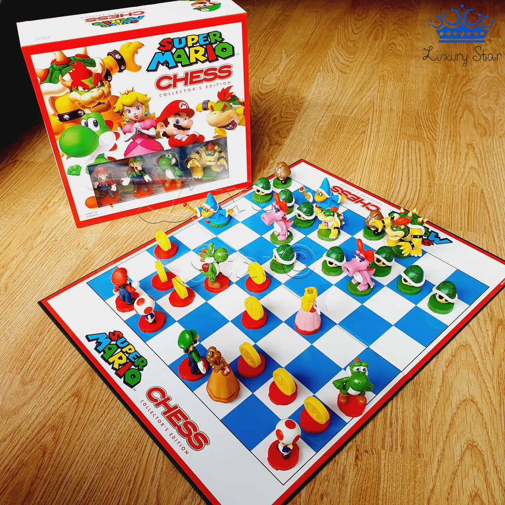 Ajedrez Super Mario Bross Lujo Chess Grande Coleccion – Cube Star