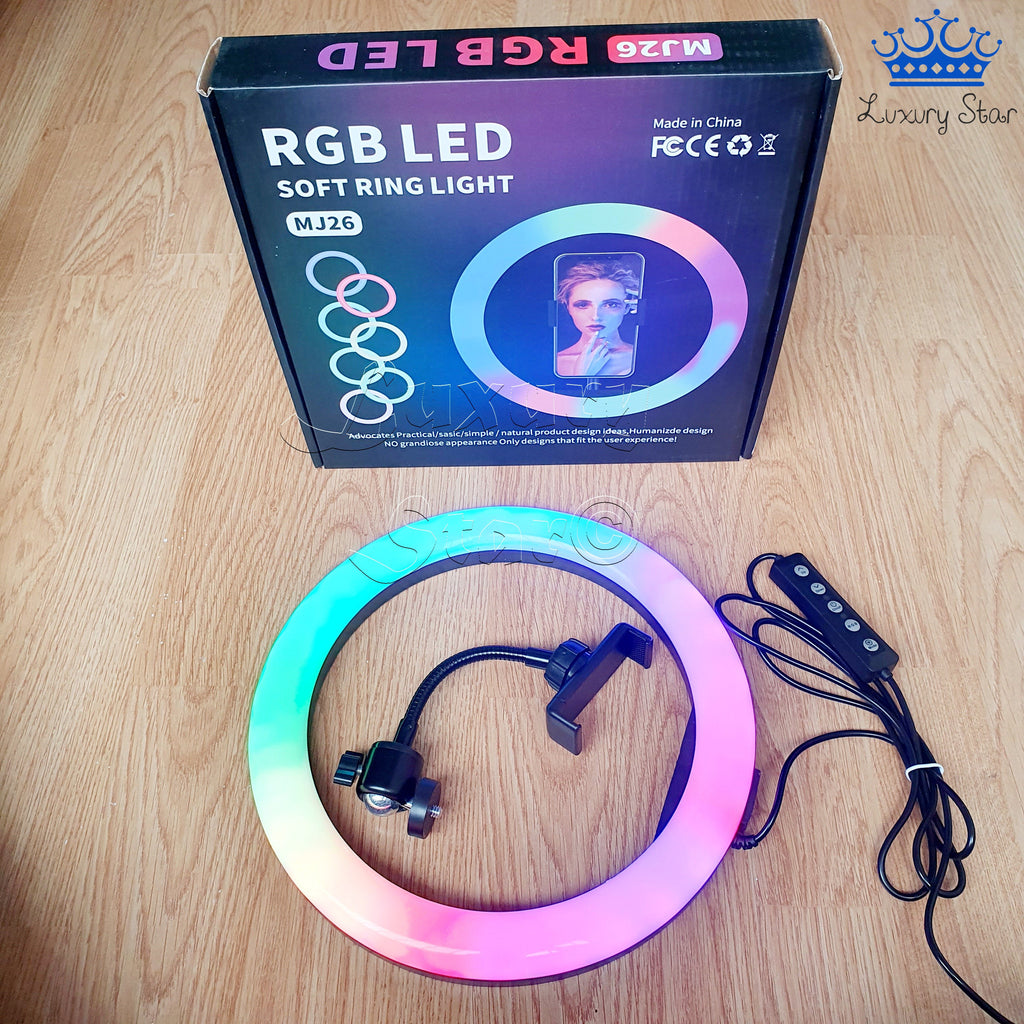 Aro Luz Led Rgb Multicolor Fotografias Videos Profesional – Cube Star