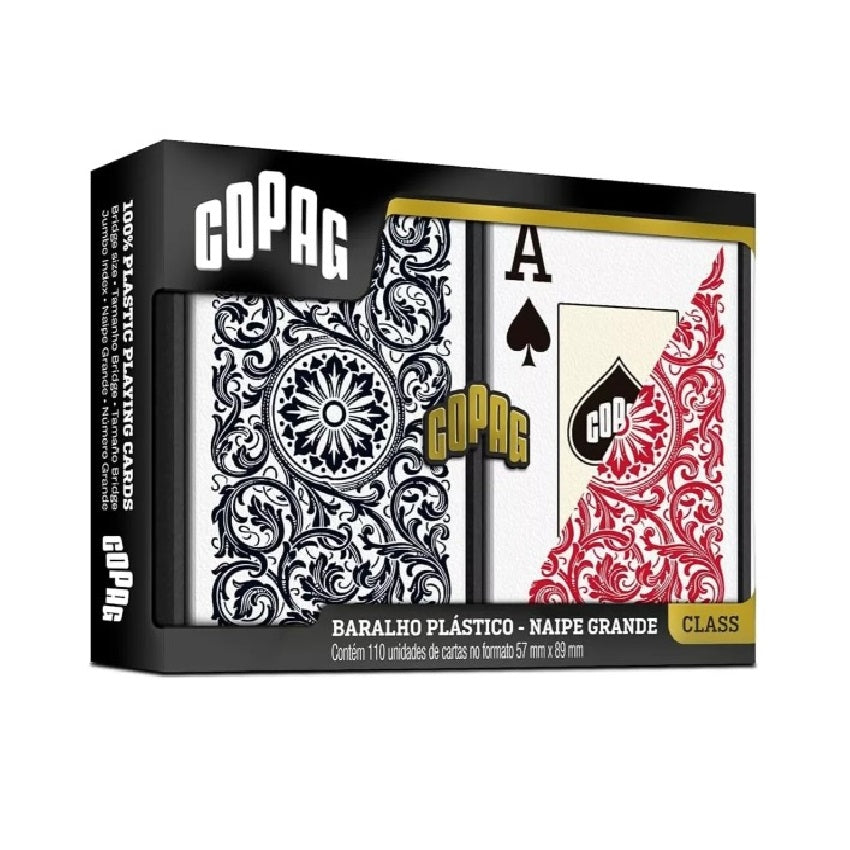 Cartas Poker Copag Class Baraja Premium Plástico Set X2 – Cube Star