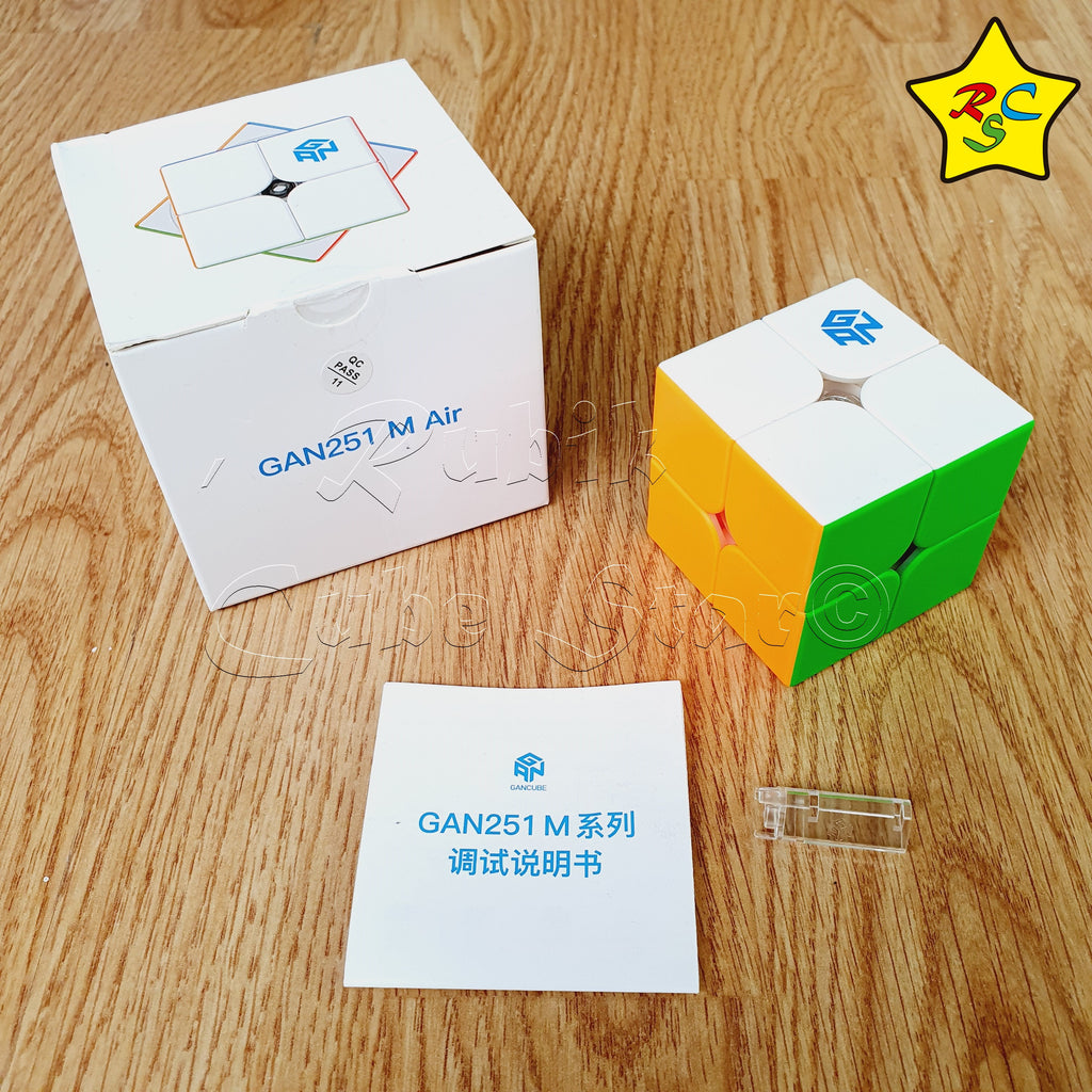 Gan 251 M Air Cubo 2x2 Speed Original Stickerless – Cube Star