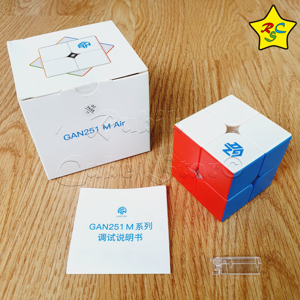Gan 251 M Air Cubo 2x2 Speed Original Stickerless – Cube Star