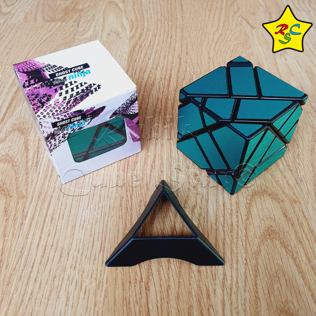Cubo Ghost 3x3 Cube Ninja Verde Troquelado Colección Difícil – Cube Star