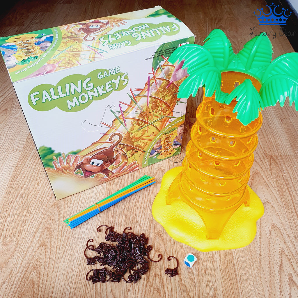 Monos Locos Juego Mesa Falling Monkeys Familia Palos Arbol – Cube Star