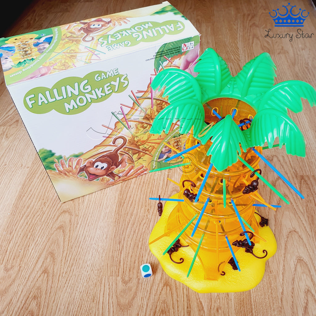 Monos Locos Juego Mesa Falling Monkeys Familia Palos Arbol – Cube Star