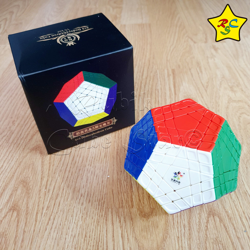 Gigaminx Yuxin Megaminx 5x5 Cubo Stickerless Sculpture – Cube Star