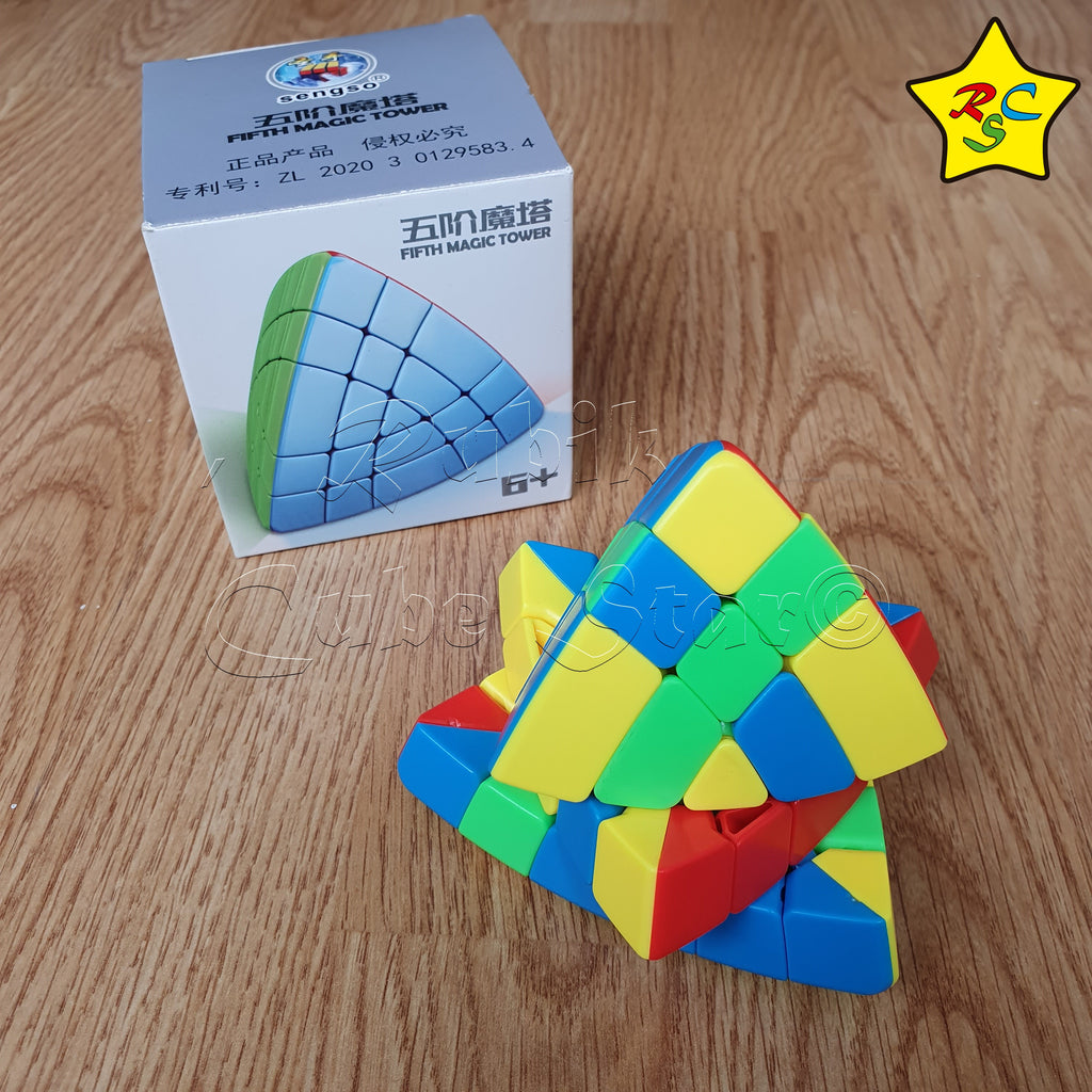Shengshou Magic Tower 5x5 Cubo Tetraedro Jinx Pyraminx – Cube Star