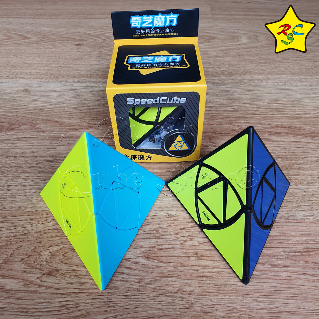 Pyraminx Duomuo Qiyi Piramide Master Duo Centro 2x2 Sencillo – Cube Star
